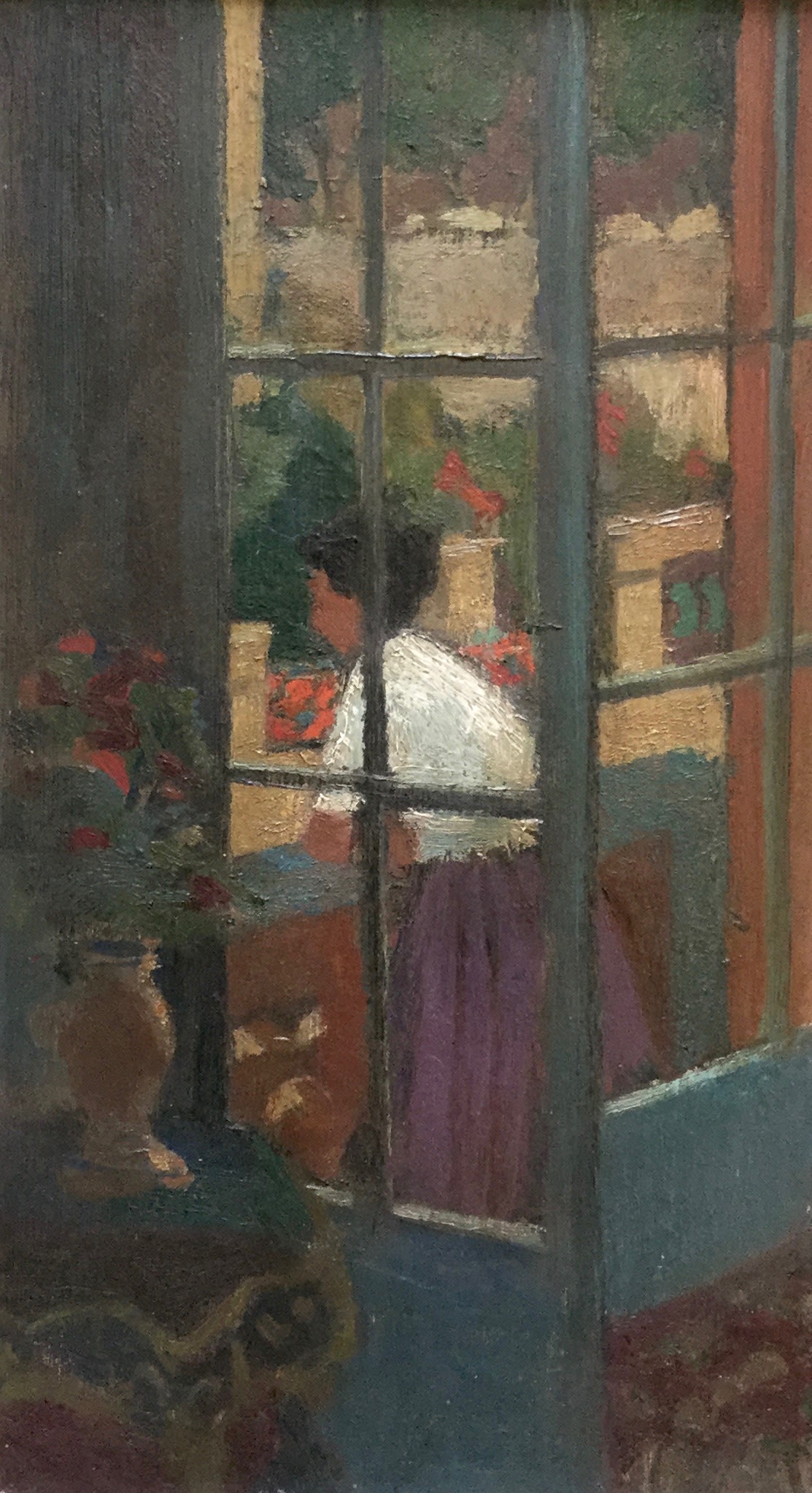 Charles McCall, Girl through a Window | Freya Mitton 20th Century ...