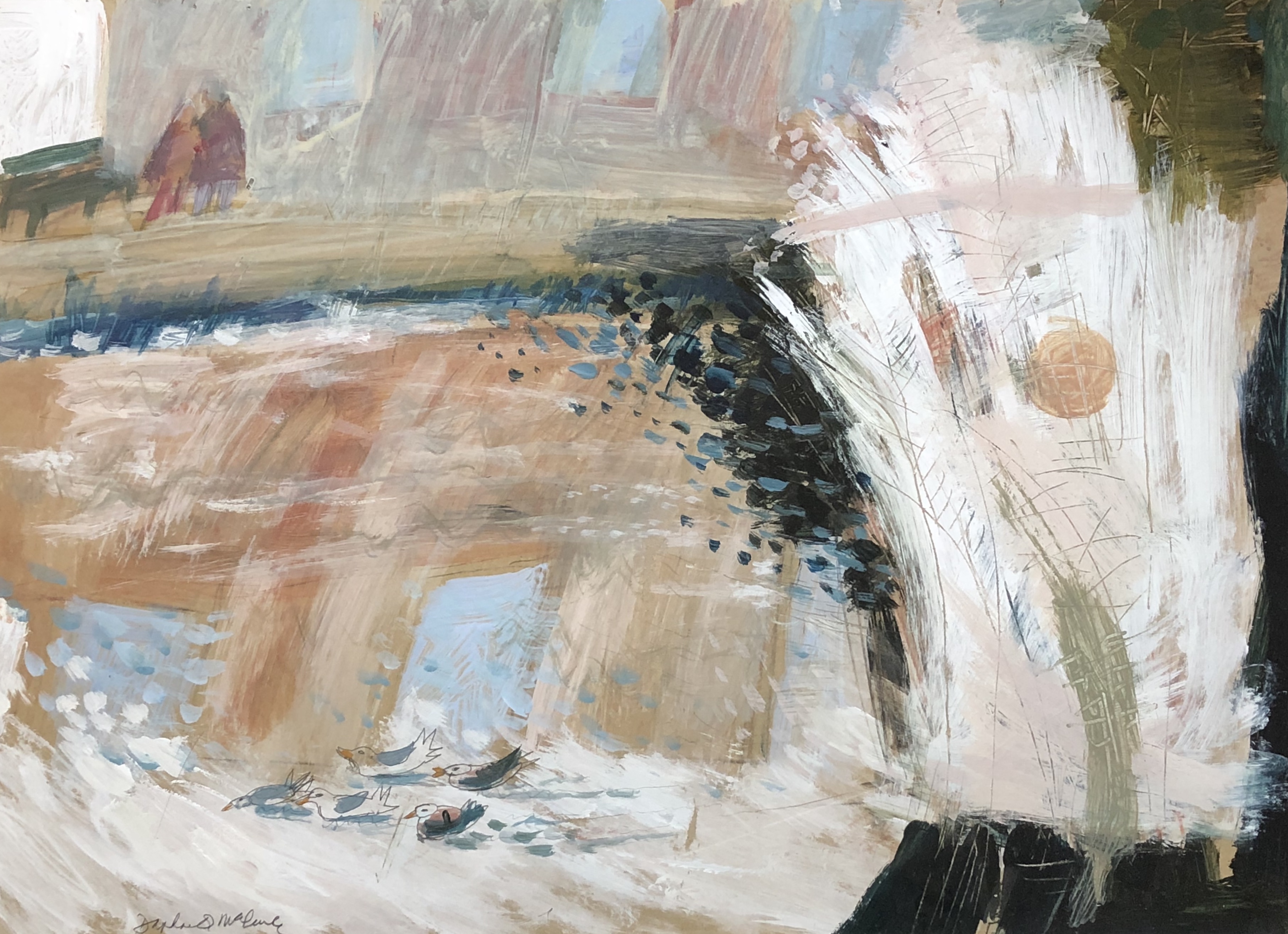 Daphne McClure, Hayle Pond | Freya Mitton 20th Century British Art