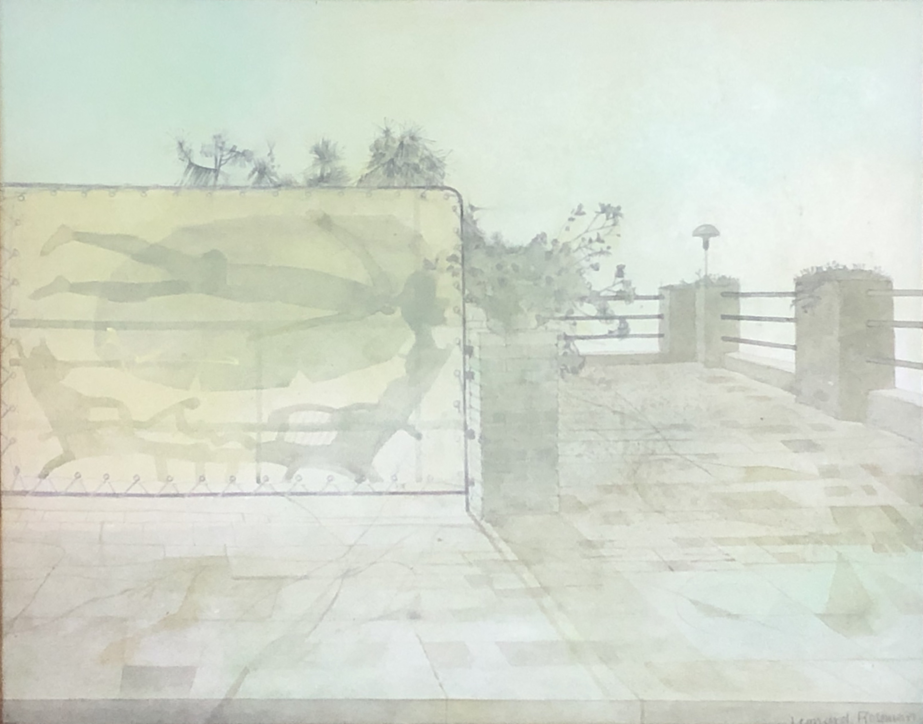 Leonard Rosoman, The Chagall Kiss | Freya Mitton 20th Century British Art