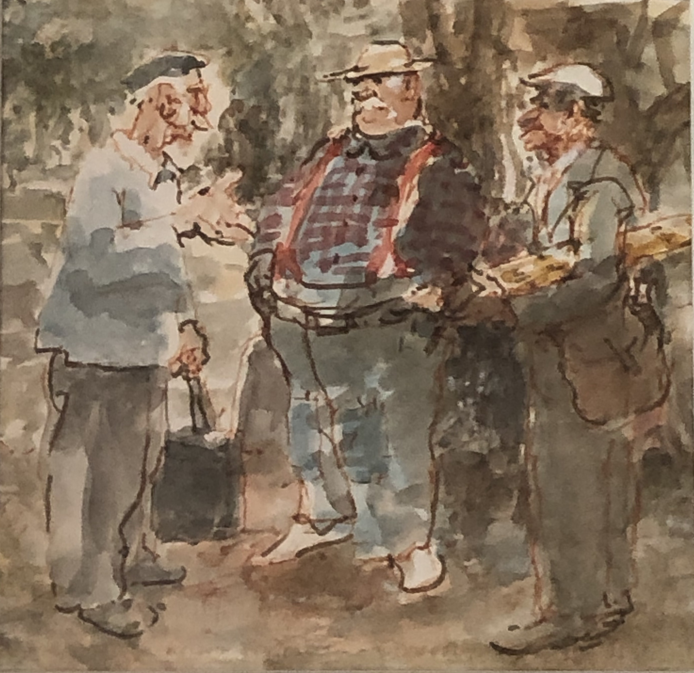 Roland Batchelor, Gossip | Freya Mitton 20th Century British Art